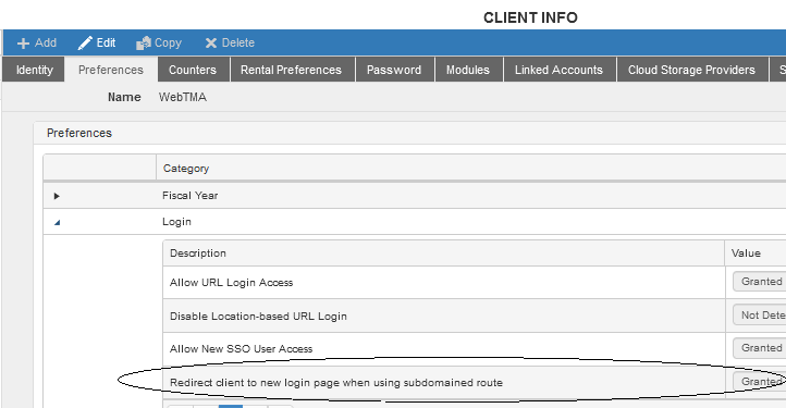 Granting Access to New UI - WebTMA 7 – TMA Systems