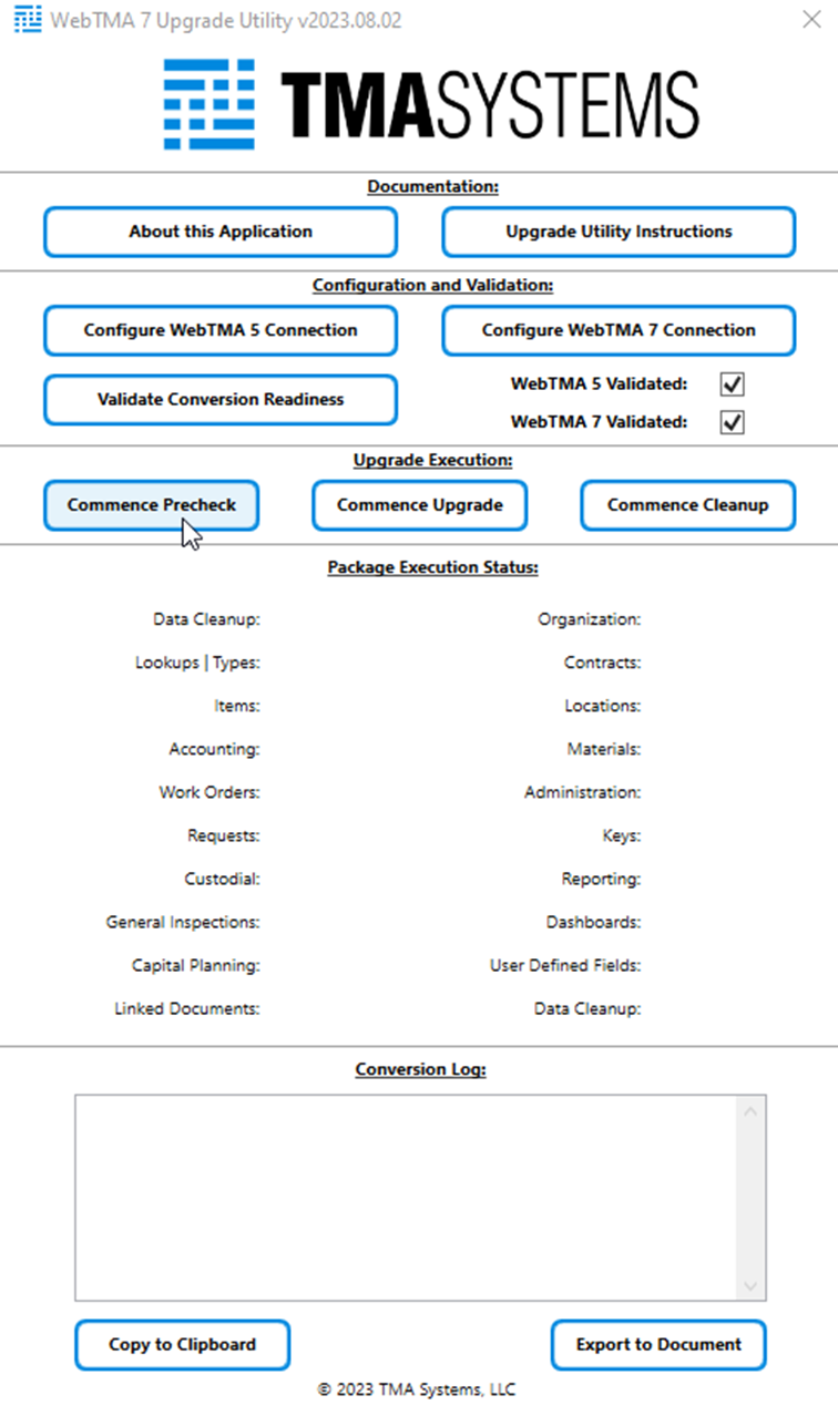 WebTMA5 to WebTMA7 On-Premise Upgrade Guide – TMA Systems