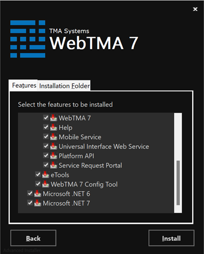 WebTMA7 On-Premise Installation and WebTMA7 Upgrade Guide – TMA Systems