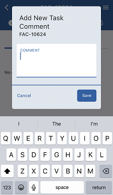 Task Comments Tab for WebTMA Mobile – TMA Systems