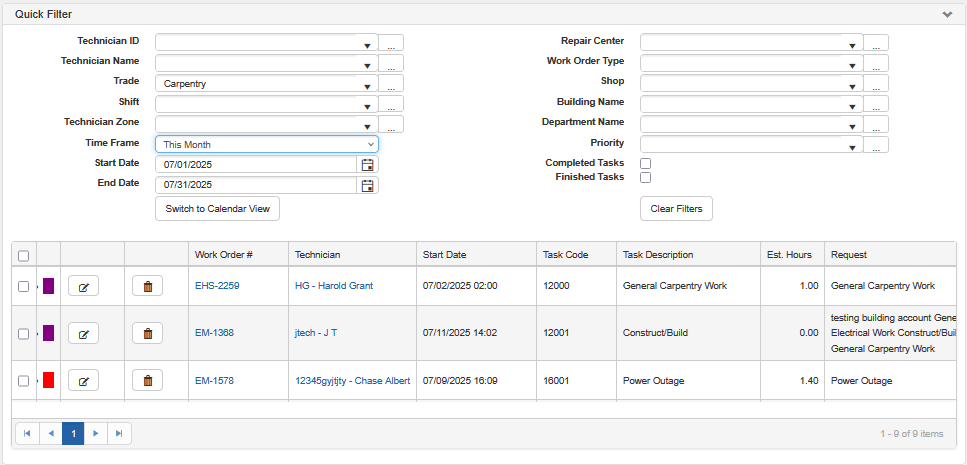 Scheduler - WebTMA 7 – TMA Systems