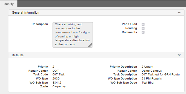 Master Inspection Check - WebTMA 7 – TMA Systems